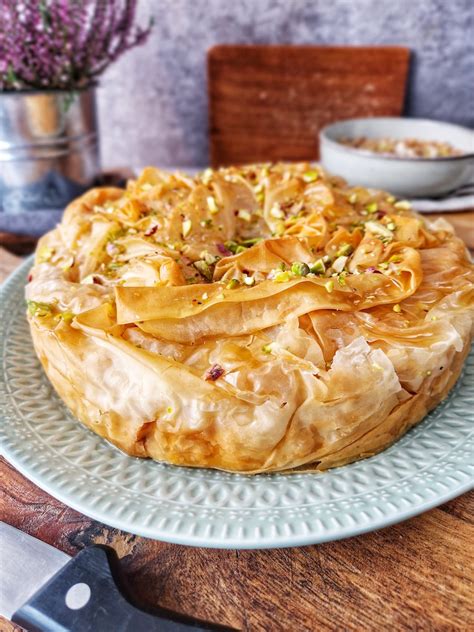 Baclava Cheesecake Ciocolată și Vanilie