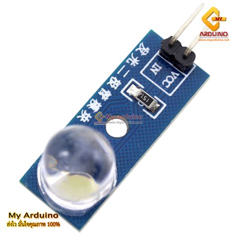 Led Module 10mm Indicator Light โมดูล Led 10mm สีขาว ขาย Arduino