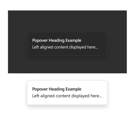 Add Small Border To Popover Content Equivalent To Border Class By