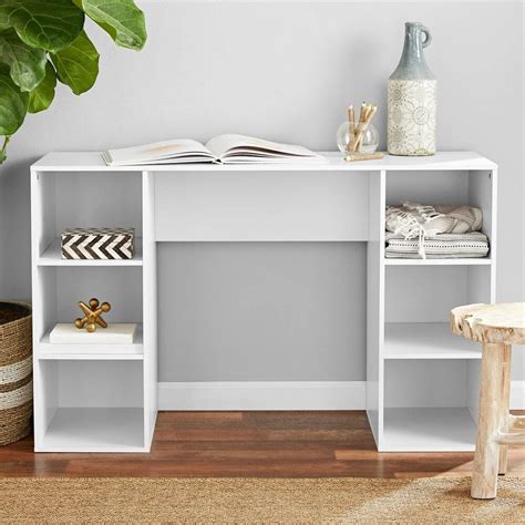 6 Cube Storage Computer Desk Overstock