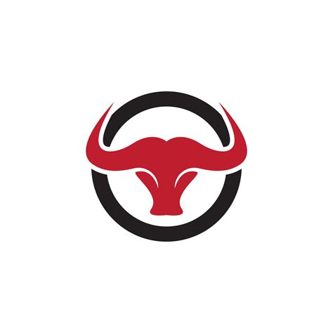 Bull Head Vector Icon Illustration 14834414 Vector Art At Vecteezy
