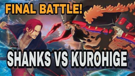 SHANKS VS KUROHIGE DUEL YONKOU One Piece YouTube