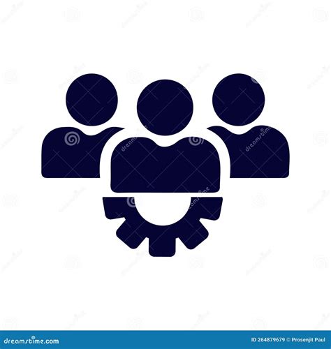 Human Resource Management Icon Stock Vector Illustration Of Vector