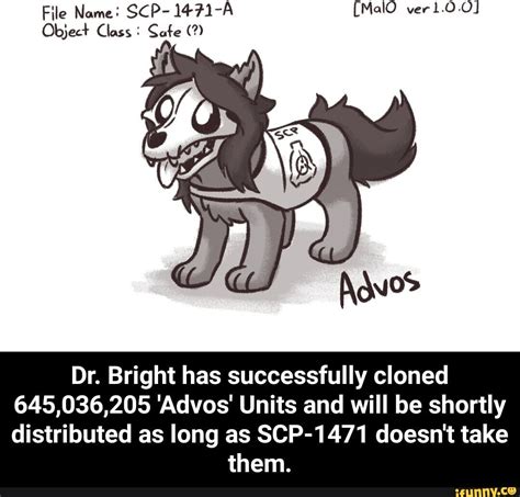 File Name Scp 1471 A Malo Ver 100 Object Class Safe Dr Bright