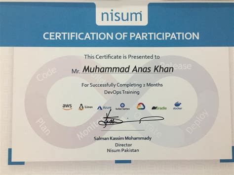 Muhammad Anas Khan On Linkedin Training Devops Guestspeaker Nisum