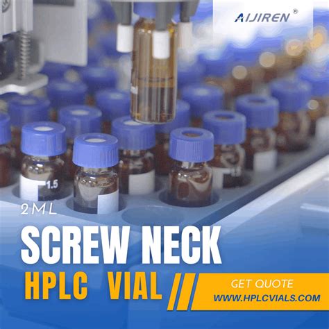 Screw Neck Ml HPLC Autosampler Vial Aijiren Autosampler Vials