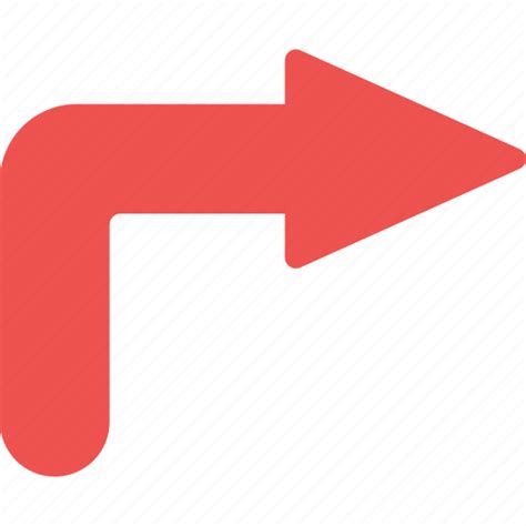 elemen curve arrow pointer direction interface right arrow icon