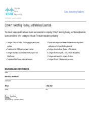 Master CCNAv7 Configure VLANs Routing And Wireless Security Course