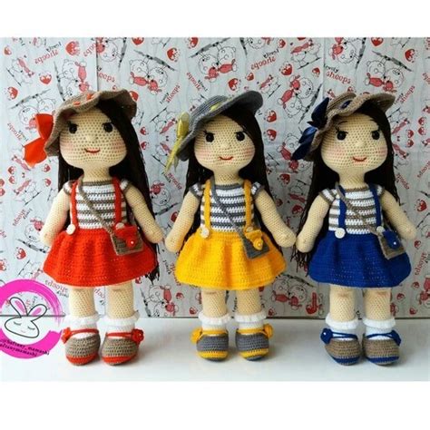 خرید و قیمت عروسک بافتنی شیک دخترونه اعضای بدن مفتول گذاری شده قابل