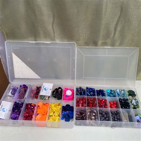 Assorted Sequins And Assorted Beads