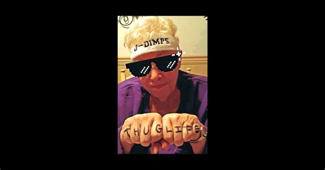 J Dimps Thug Life Meme Thug Life Sticker Teepublic