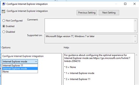Ms Edge Internet Explorer Mode With Gpos Software And Applications