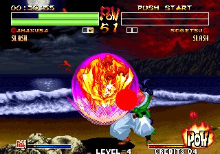 Screenshot Of Samurai Shodown Iv Amakusa S Revenge Arcade Mobygames
