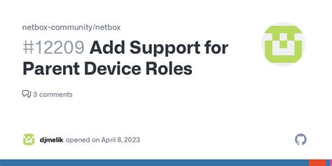 Add Support For Parent Device Roles Issue 12209 Netbox Community