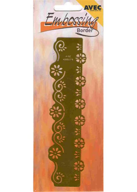 Embossing Border Stencil Small Daisies Michaels