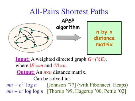 Ppt Answering Distance Queries In Directed Graphs Using Fast Matrix