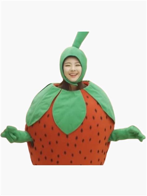 Itzy Lia Strawberry Sticker By Mralyssawong Redbubble