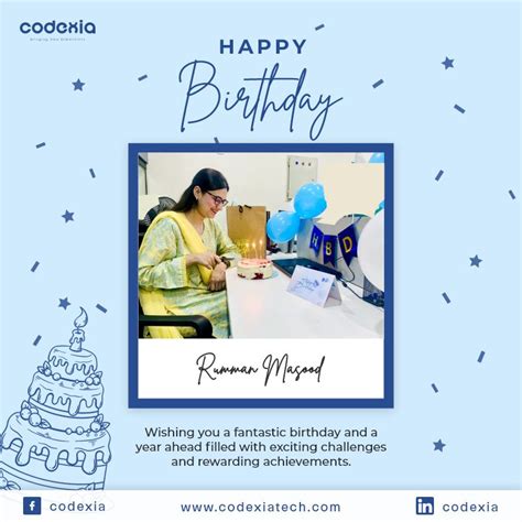 Codexia Technologies On Linkedin Employeebirthday Team Codexia