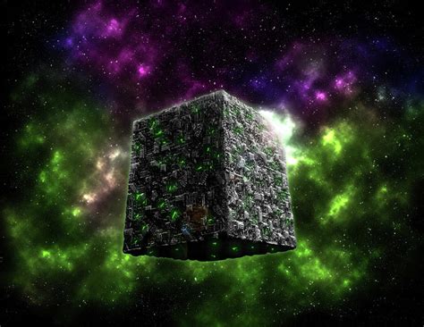 Borg Cube Digital Art By Morgyn Church Pixels