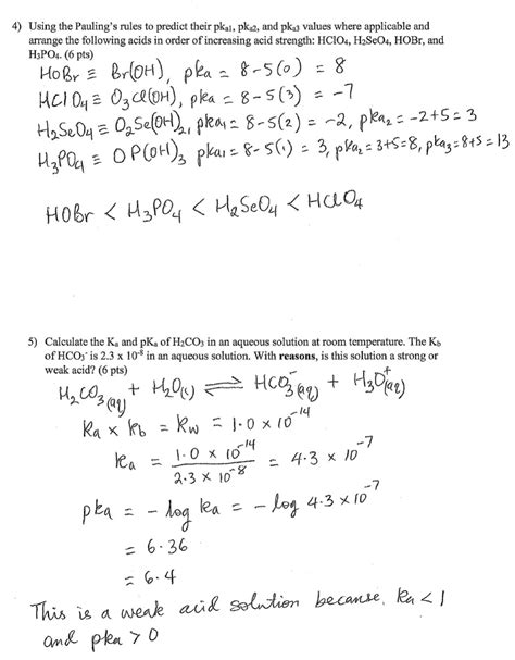 PH Ka And Pka Quiz PH Ka And Pka Quiz With Answers CH Studocu