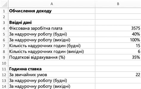 Шаблон Excel для обчислення щомісячної зарплати House Of Math