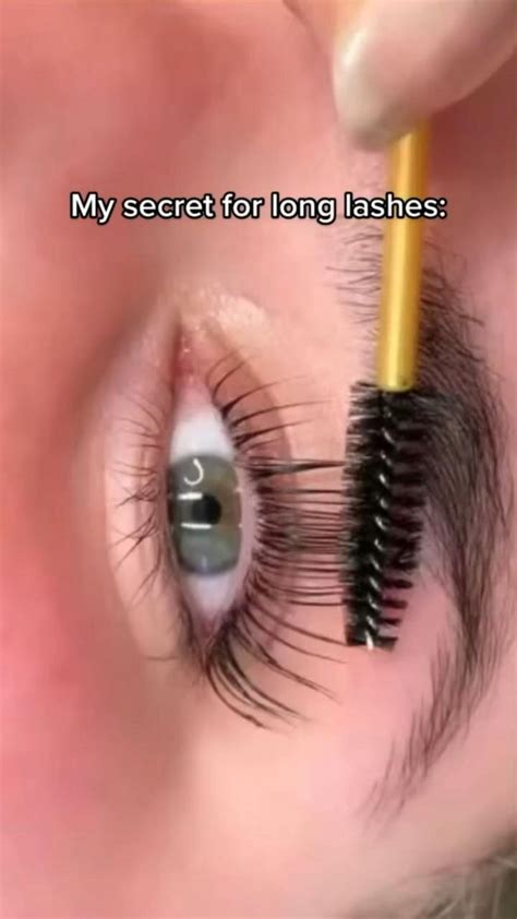 Try This Secret For Long Lashes How To Grow Eyelashes Eye Makeup