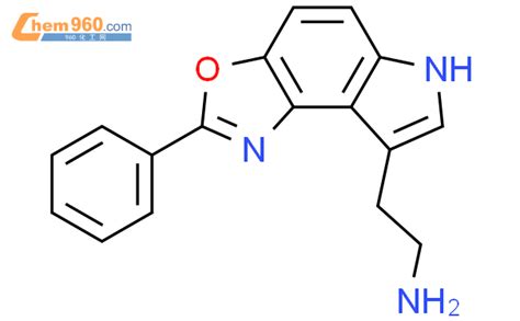 874151 08 3 6h Pyrrolo[3 2 E]benzoxazole 8 Ethanamine 2 Phenyl 化学式、结构式