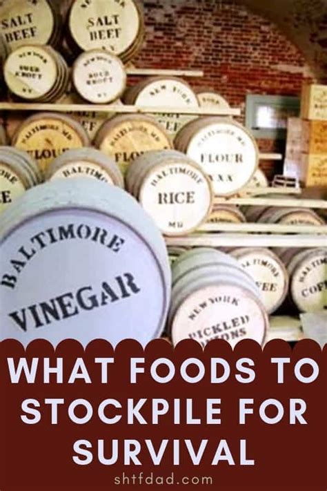 What Foods To Stockpile For Survival Survival Food Emergency Food Supply Survival