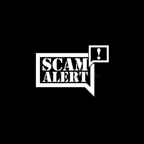 Scam Alert Yellow Sign Isolated On White Background Yellow Road Sign With Text Scam Alert Stock