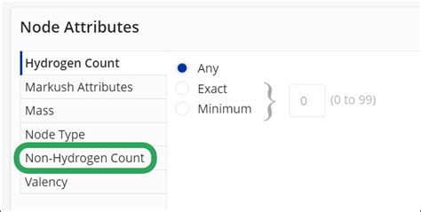 Assign Non Hydrogen Counts