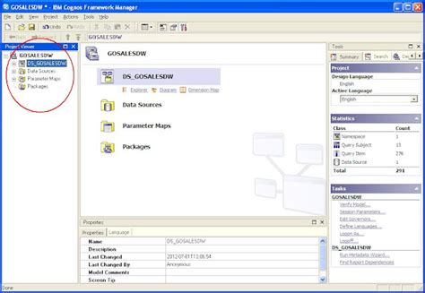 Cognos Blog How To Create A Framework Manager Model And Publish Package