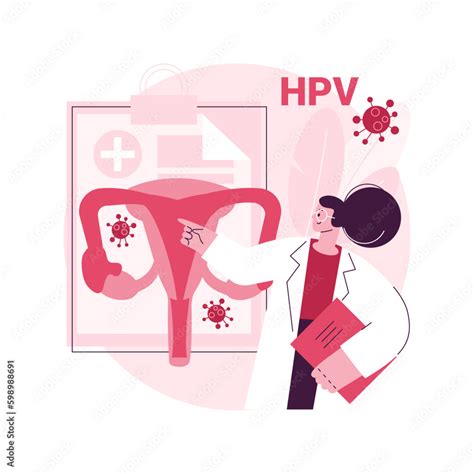 Human Papillomavirus Hpv Abstract Concept Vector Illustration Hpv