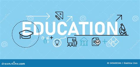 Education Icon Simple Set Graphic Header Poster Illustration Symbol