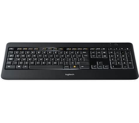 Logitech K800 Illuminated Wireless Keyboard Black 920 002382 Currys Business