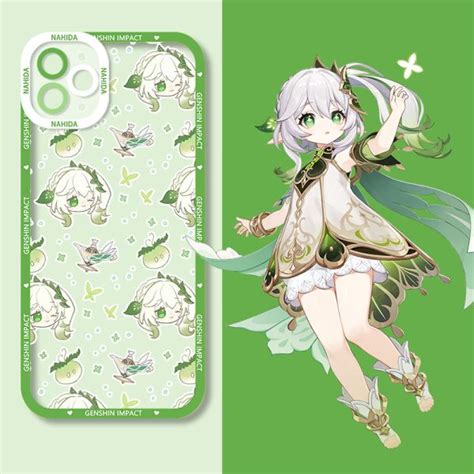 Genshin Impact Phone Case Nahida Cute Chibi Phone Cases Genshinbox