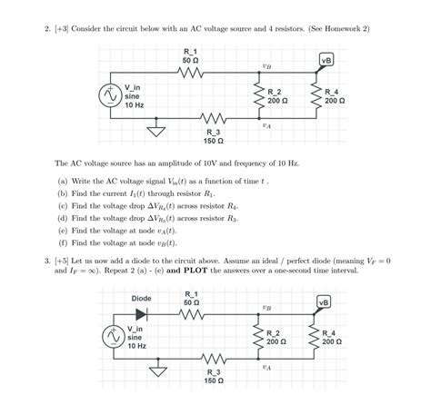 Solved 3 Consider The Circuit Below With An AC Voltage Chegg Com