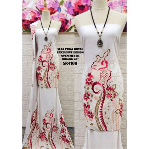 Open Miter KAIN PASANG Batik Seta Pura Royel Silk Batik Seragam