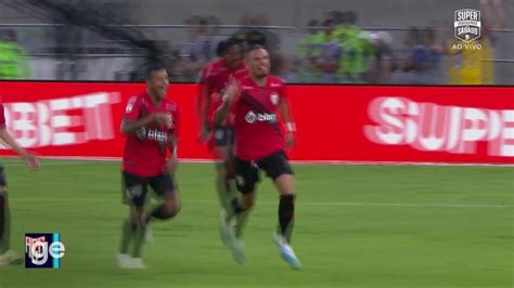 Vídeo Aos min do º tempo gol de dentro da área de Luiz Fernando do Atlético GO contra o