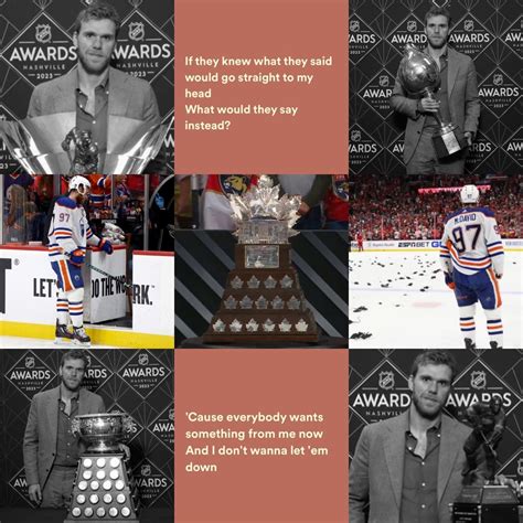 Connor Mcdavid X No Complaints I Filled The Hole In My Head With Prescription Medication And