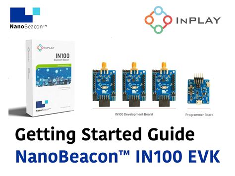 getting started with the inplay nanobeacon™ in100