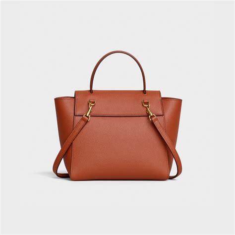 Nano Belt Bag In Grained Calfskin Celine Official Website