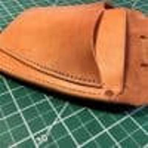 Small Leather Tool Pouch Template Etsy