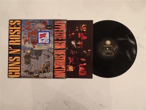 Guns N Roses Appetite For Destruction Lp Ultra Rare Orig Withdrawn