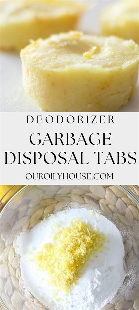 Deodorize Garbage Disposal Diy Hands Free Cleaner Tabs
