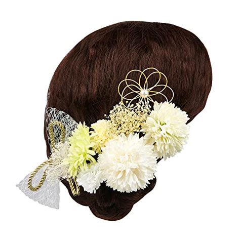 【楽天市場】[otakumarket] 髪飾り 成人式 七五三 9点セット 卒業式 振袖 袴 着物 和装 結婚式 浴衣 花 ドライフラワー 着物 髪 飾り 髪留め ヘアアクセサリー 4カラー