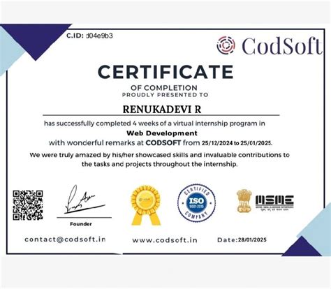 renukadevi rajinikanth on linkedin internship professionaldevelopment career thankful