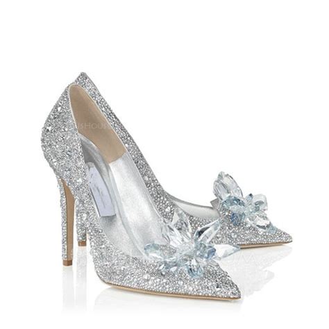 Womens Leatherette Stiletto Heel Closed Toe Pumps With Rhinestone Crystal 047064120 Wedding
