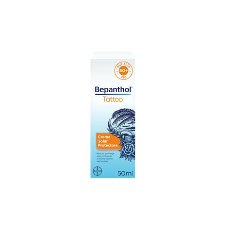 Comprar Bepanthol Tattoo Crema Solar Spf50 50ml Parafarmacia Campoamor