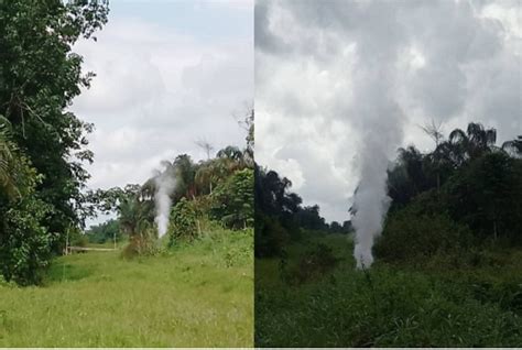 Agips Gas Pipeline Goes Up In Flames In Bayelsa Community
