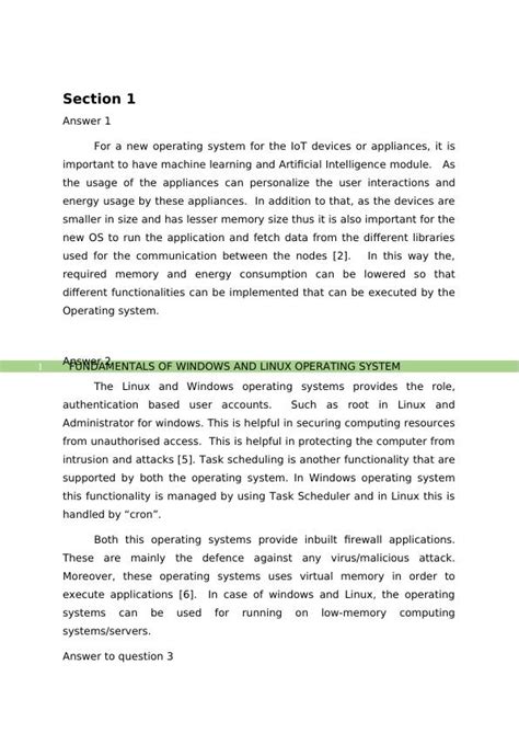 Fundamentals Of Operating System Desklib
